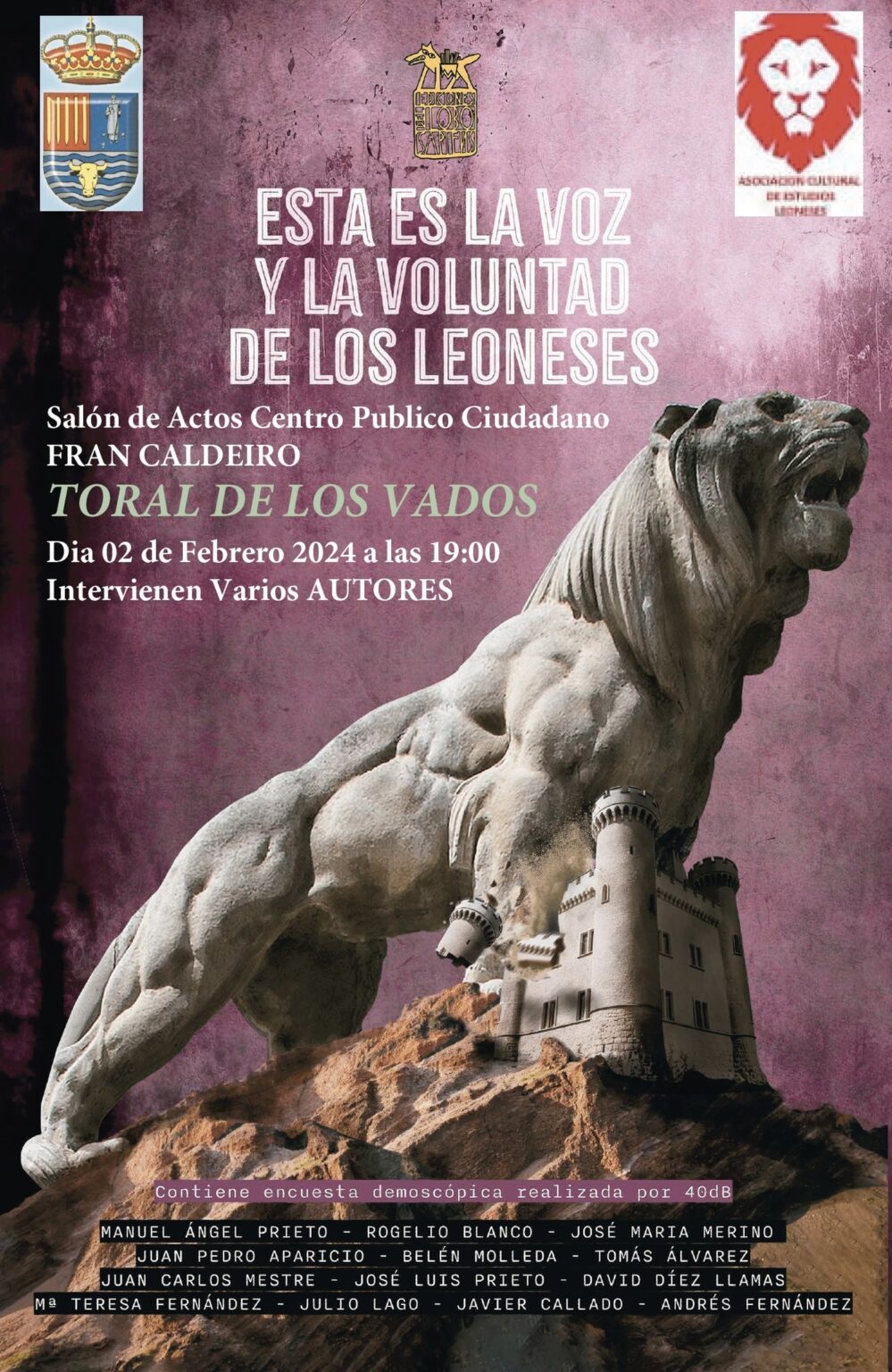 Presentación del libro "Esta es la voz y la voluntad de los leoneses ...