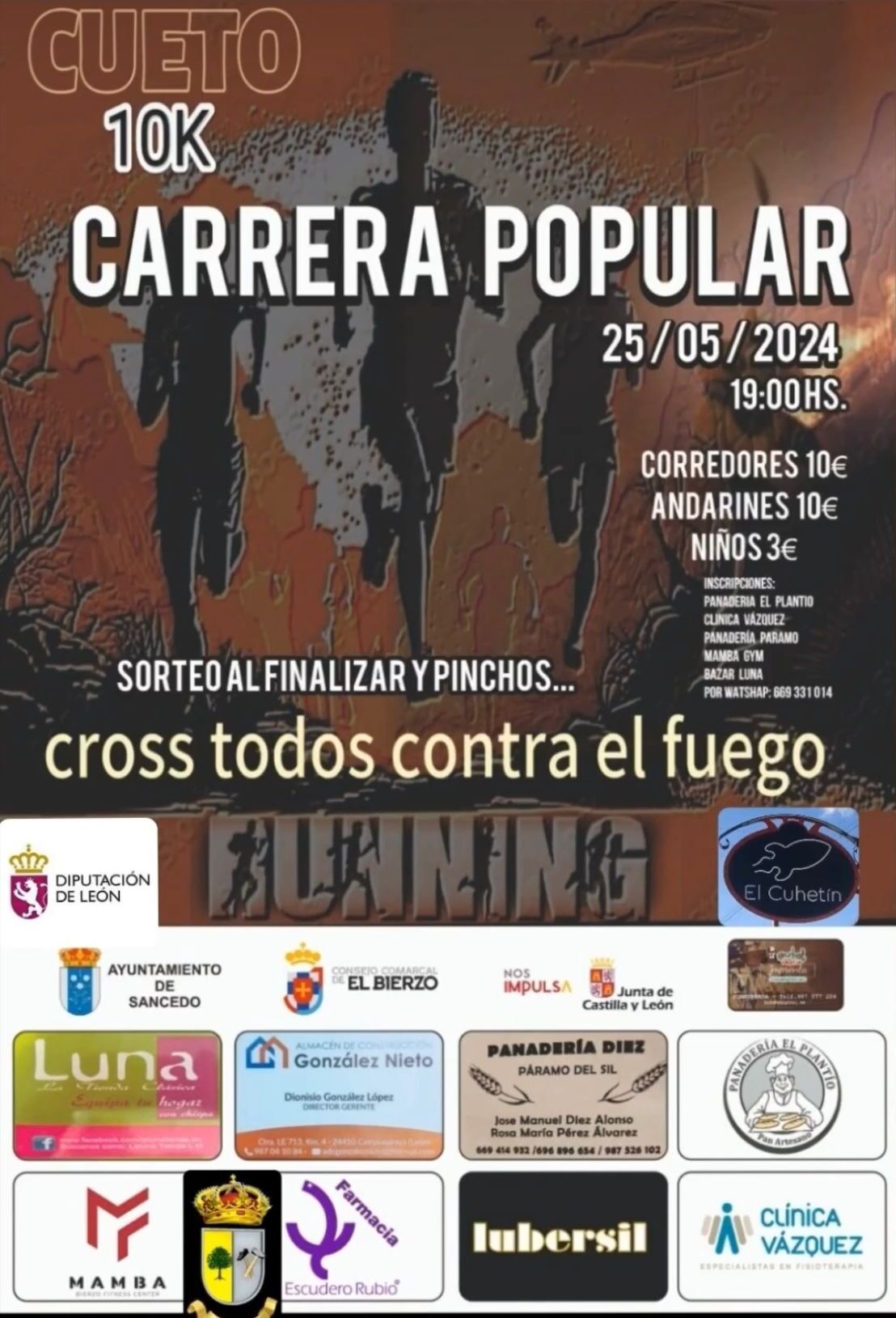 Carrera popular "Todos contra el fuego" en Cueto - Qué Ver en Ponferrada