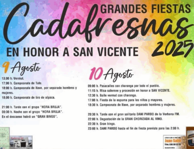 Fiestas en Cadafresnas 2025 - Qué Ver en Ponferrada